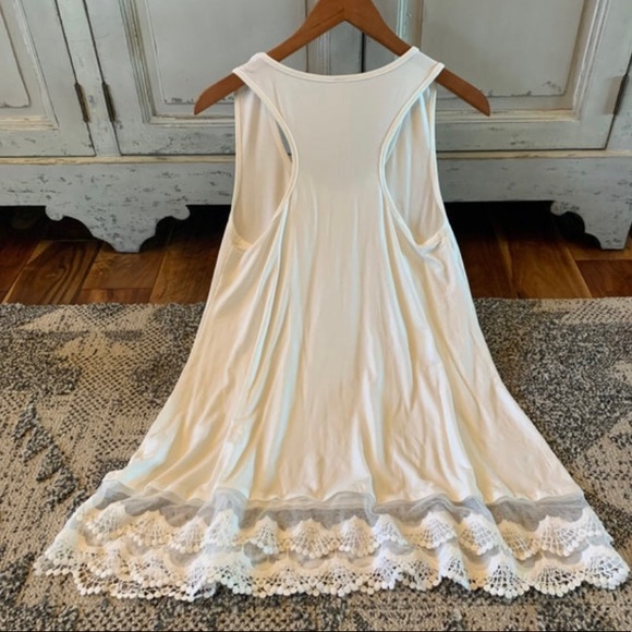 Figleaffashion | Tops | Restocked New White Crochet Lace Layering Tank ...